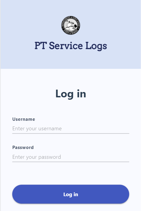 PT service logs navigation guide – eCSSS PT Services Mobile App Help